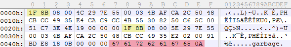 How To Ignore Gzip Trailing Garbage Data In Python